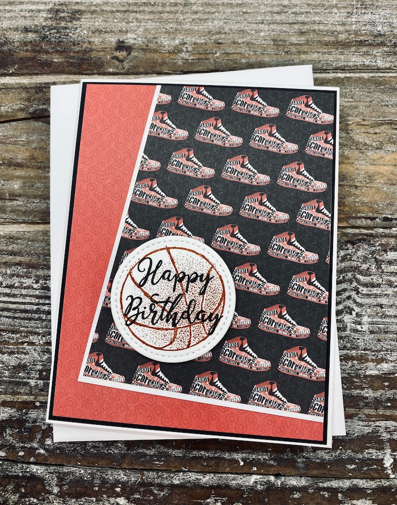Basketball Birthday Card - Birthday Card for Basketball Fan ...