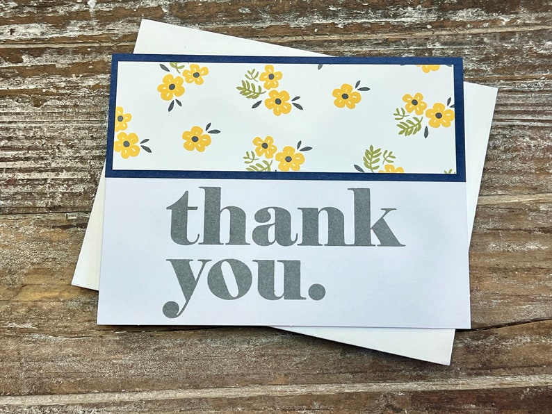 Thank You Card Set - 6 Card Set - Etsy