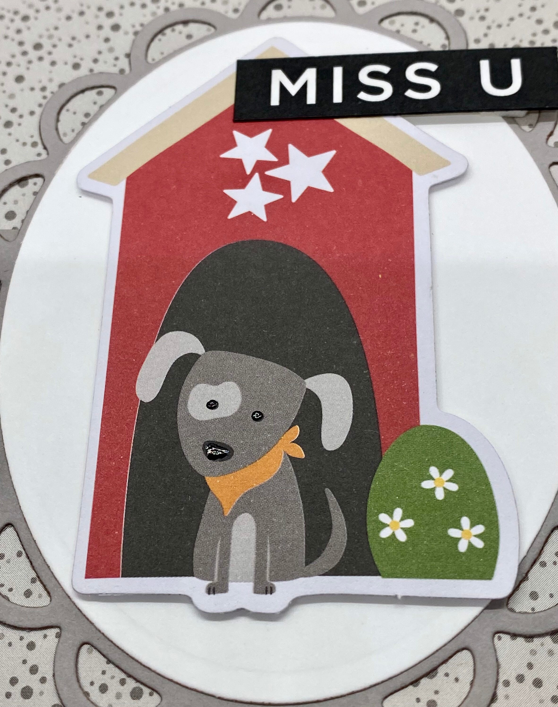 Dog Miss You Card Missing You Card With Dog Dog Gone It - Etsy