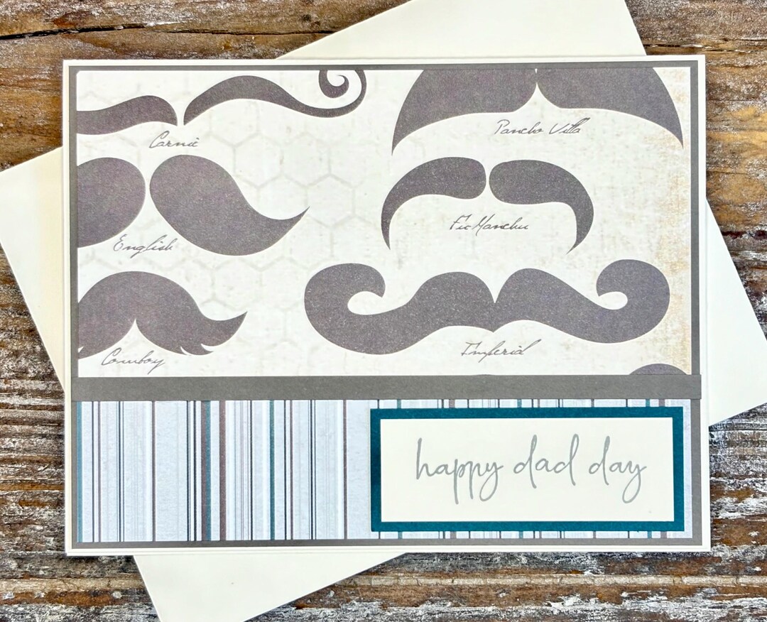 Lots of ‘stache Father’s Day Card - Mustache Father’s Day - Father’s ...
