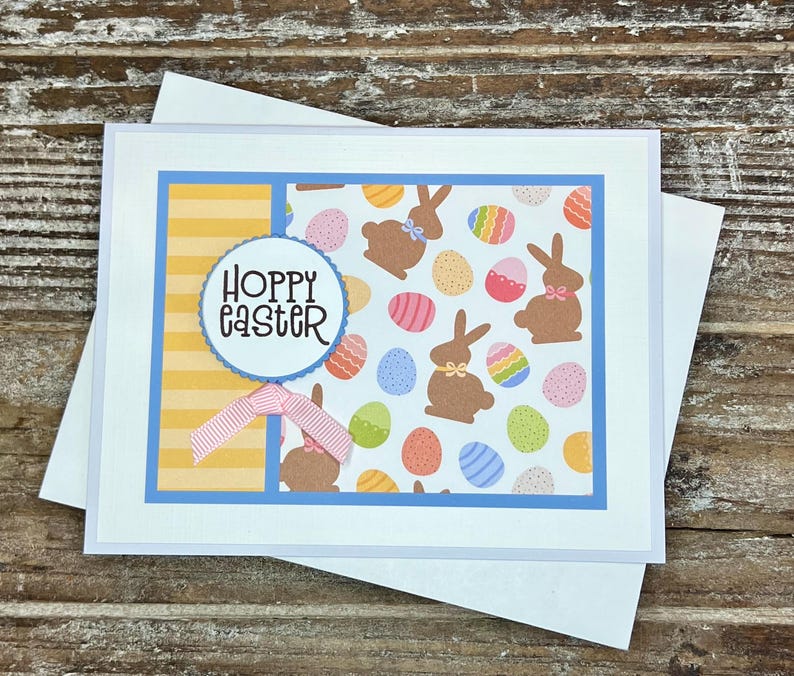 Easter Bunny Cards - Bright Fun Easter Cards - Easter Cards - Etsy
