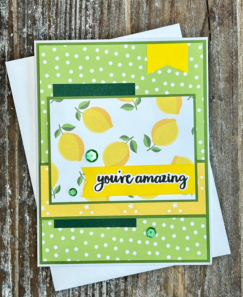 Summer Fun Card Set - Bright Bold Card Set - Fruits and Flowers Card ...