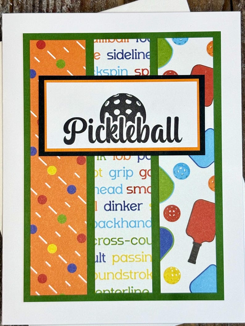 Pickleball Cards - Pickleball Lover Card - Pickleball Dinker Card - Etsy