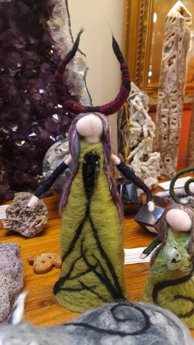 CUSTOM MADE Aadya Obsidian Goddess Obsidian Warrior - Etsy