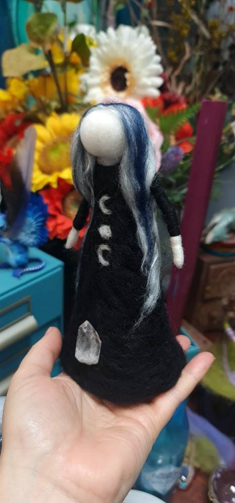 CUSTOM MADE Moon Witch, Witch, Moon, Crescent Moon, Art Doll ...