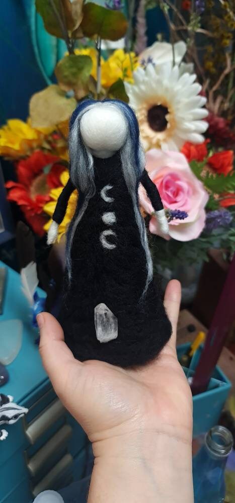 CUSTOM MADE Moon Witch, Witch, Moon, Crescent Moon, Art Doll ...