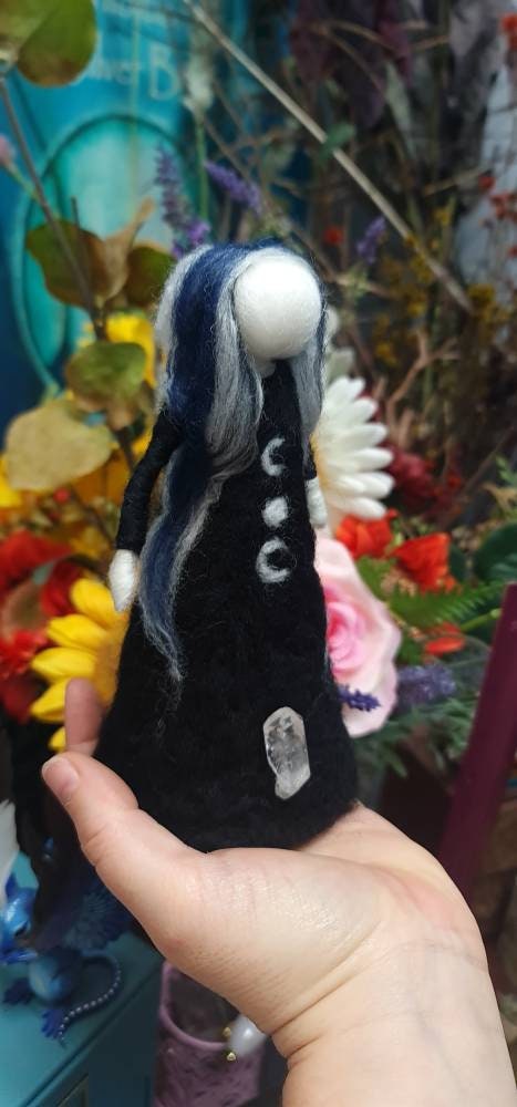 CUSTOM MADE Moon Witch, Witch, Moon, Crescent Moon, Art Doll ...