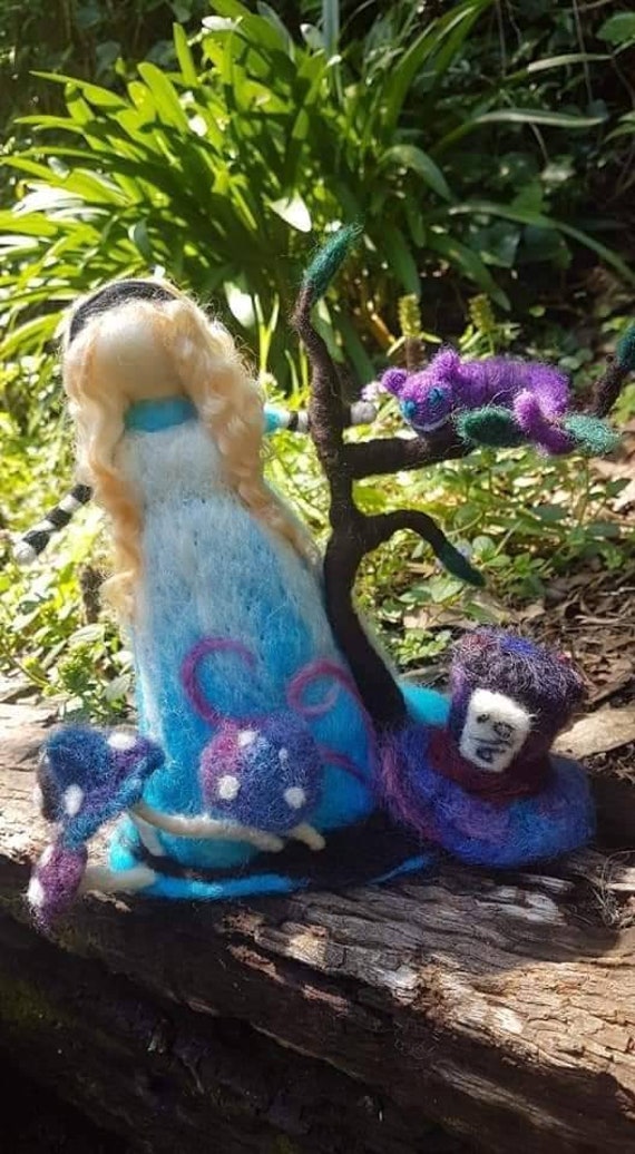 CUSTOM MADE Alice in Wonderland Doll Needle Felting Mad - Etsy