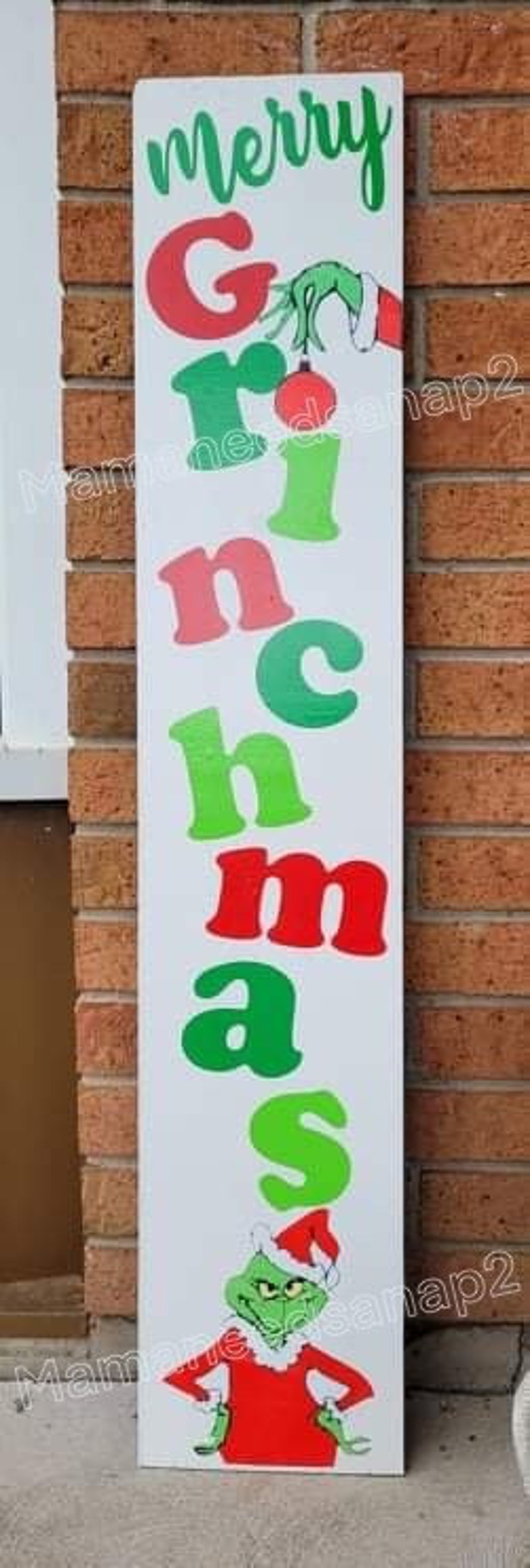 GRINCHMAS Porch Sign SVG FILE to Make Your Own Wood Sign/cut - Etsy Canada