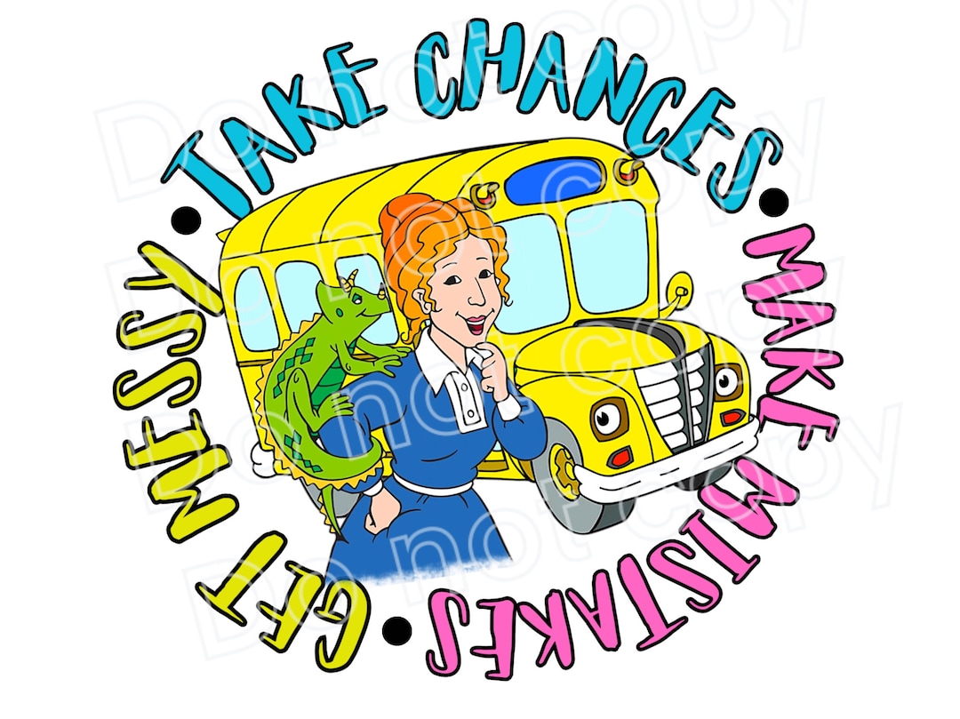 Magic Bus Miss Frizzle School Bus File/digital - Etsy