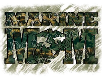 Marine Mom Svg - Etsy