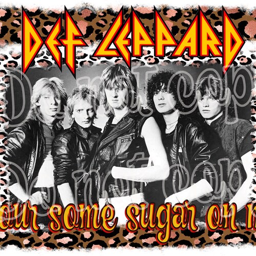 Def Leopard Digital File - Etsy