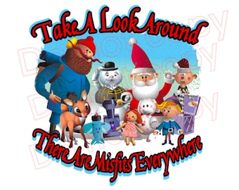 Christmas Misfits Png - Etsy