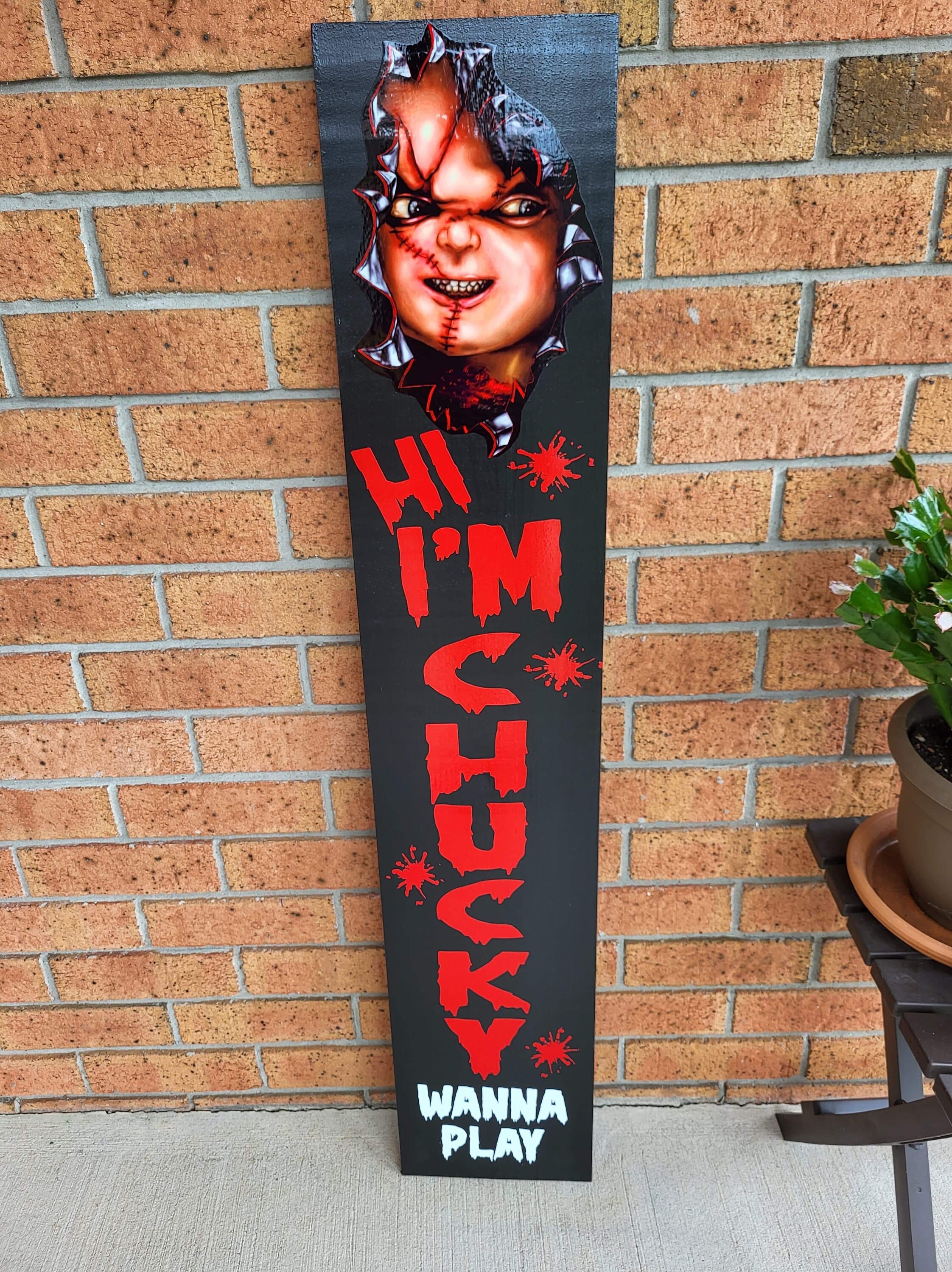 Vinyl Chucky Banner - Etsy
