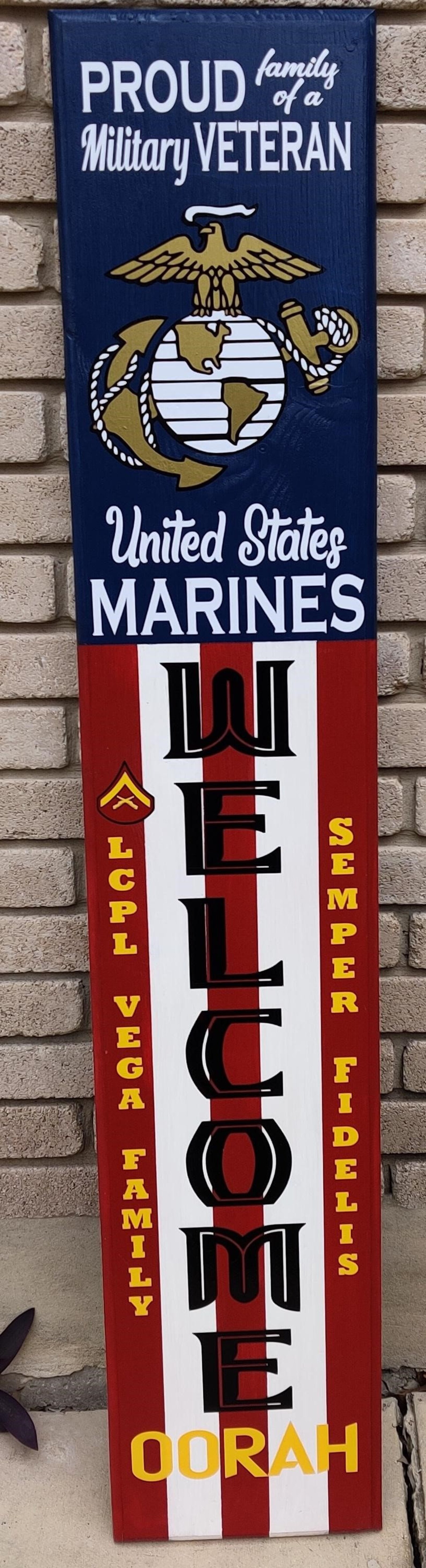 MILITARY PORCH SIGNS - Etsy