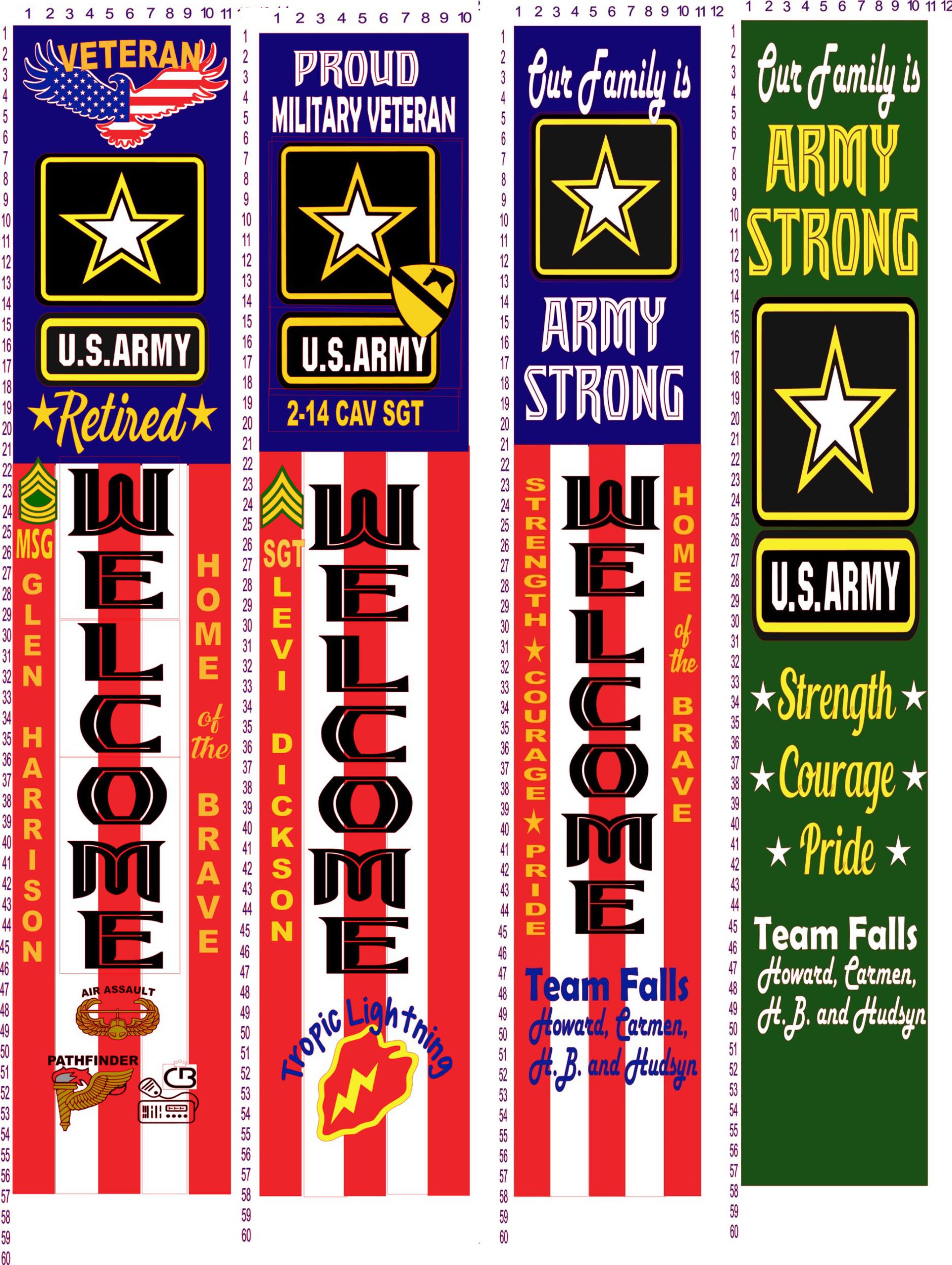 MILITARY PORCH SIGNS - Etsy