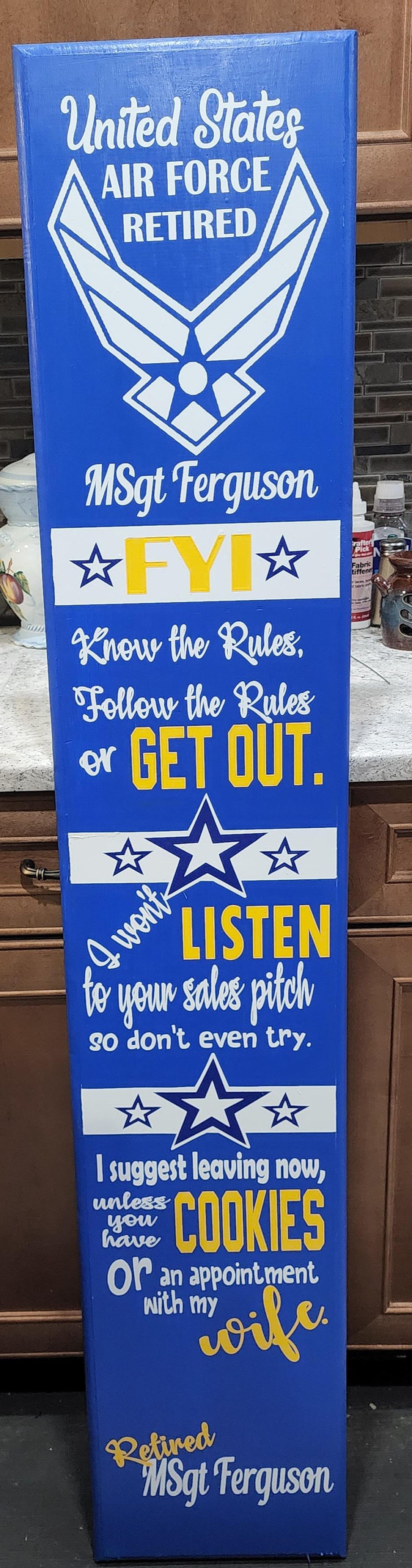 MILITARY PORCH SIGNS - Etsy