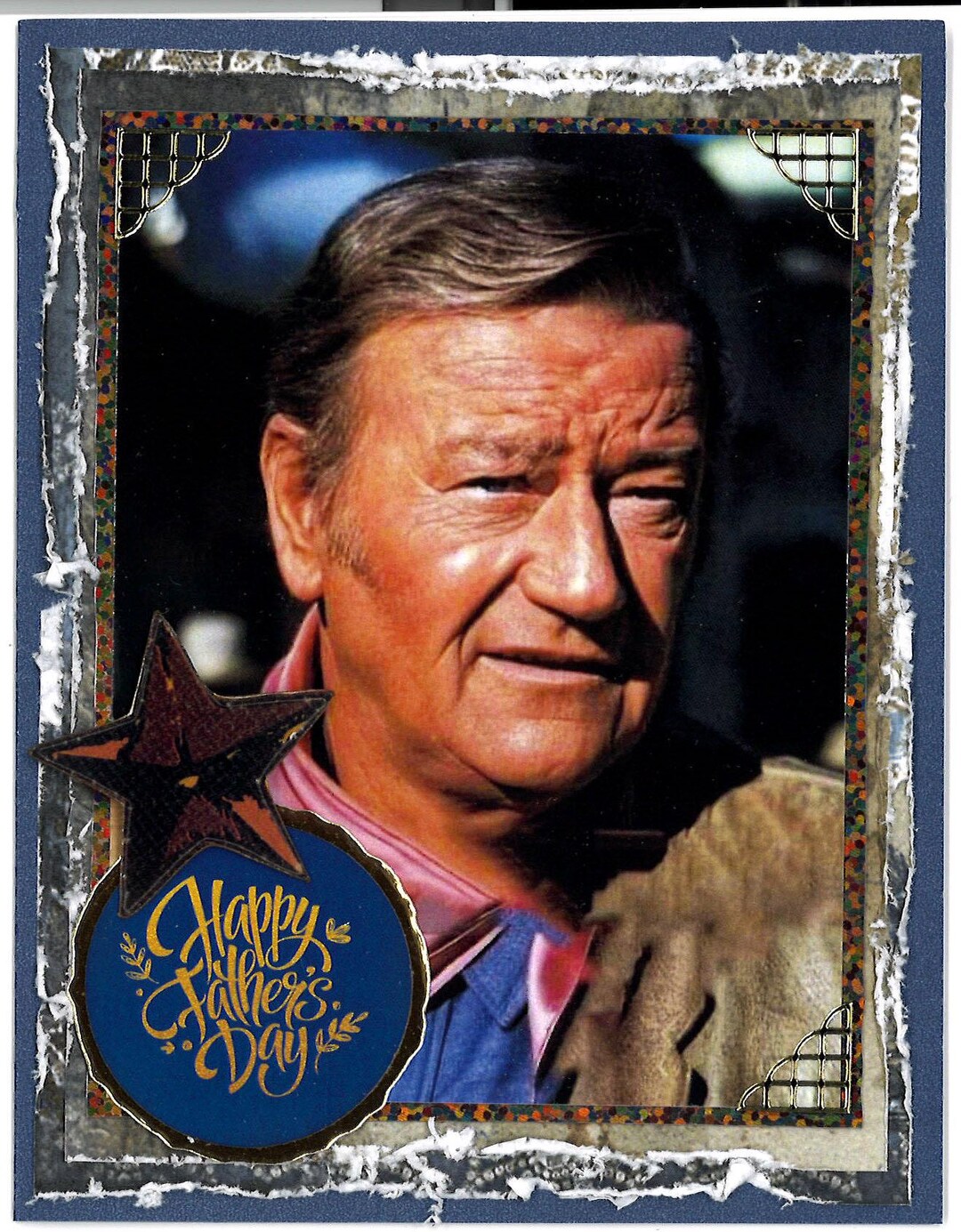 John Wayne Father's Day Card - Etsy
