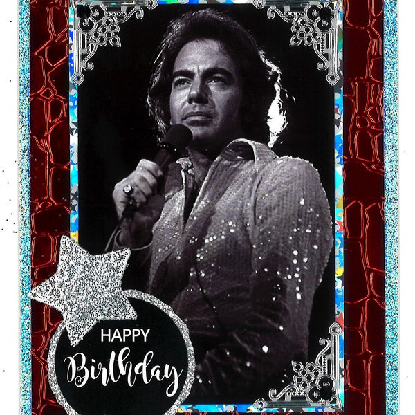 Neil Diamond Birthday Card - Etsy