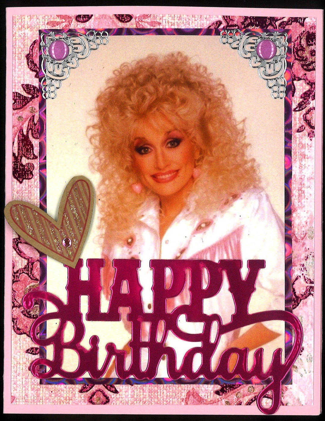 Dolly Parton Birthday Card Etsy