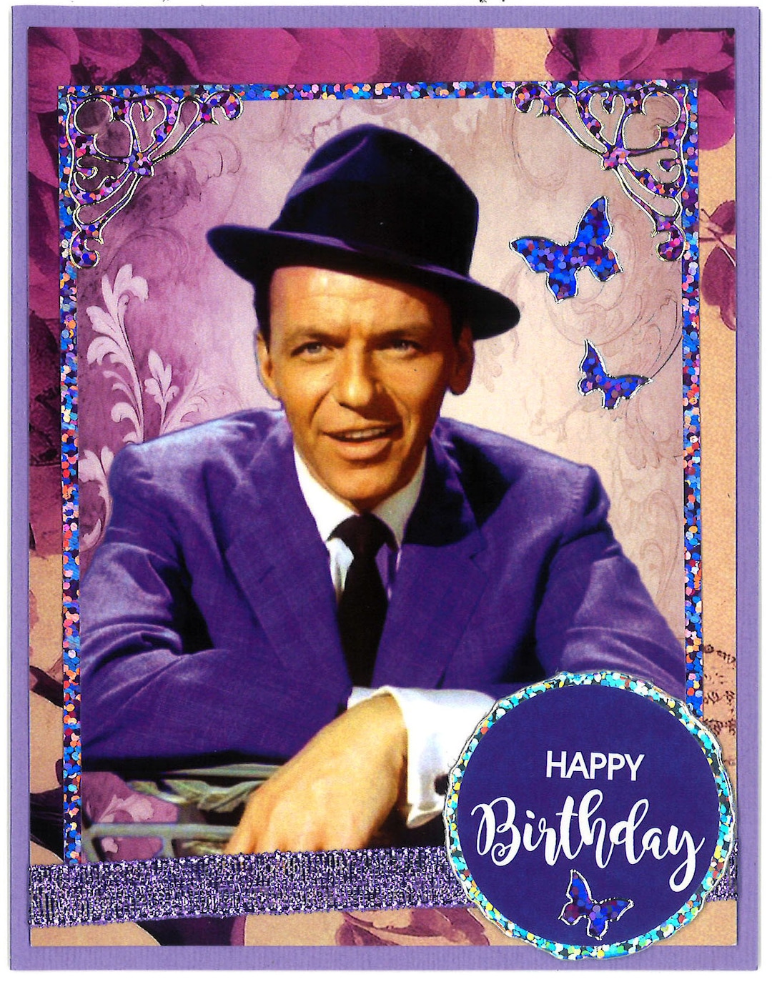 Frank Sinatra Birthday Card - Etsy