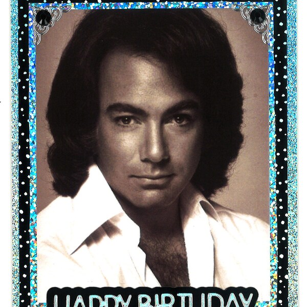Neil Diamond Birthday Card - Etsy