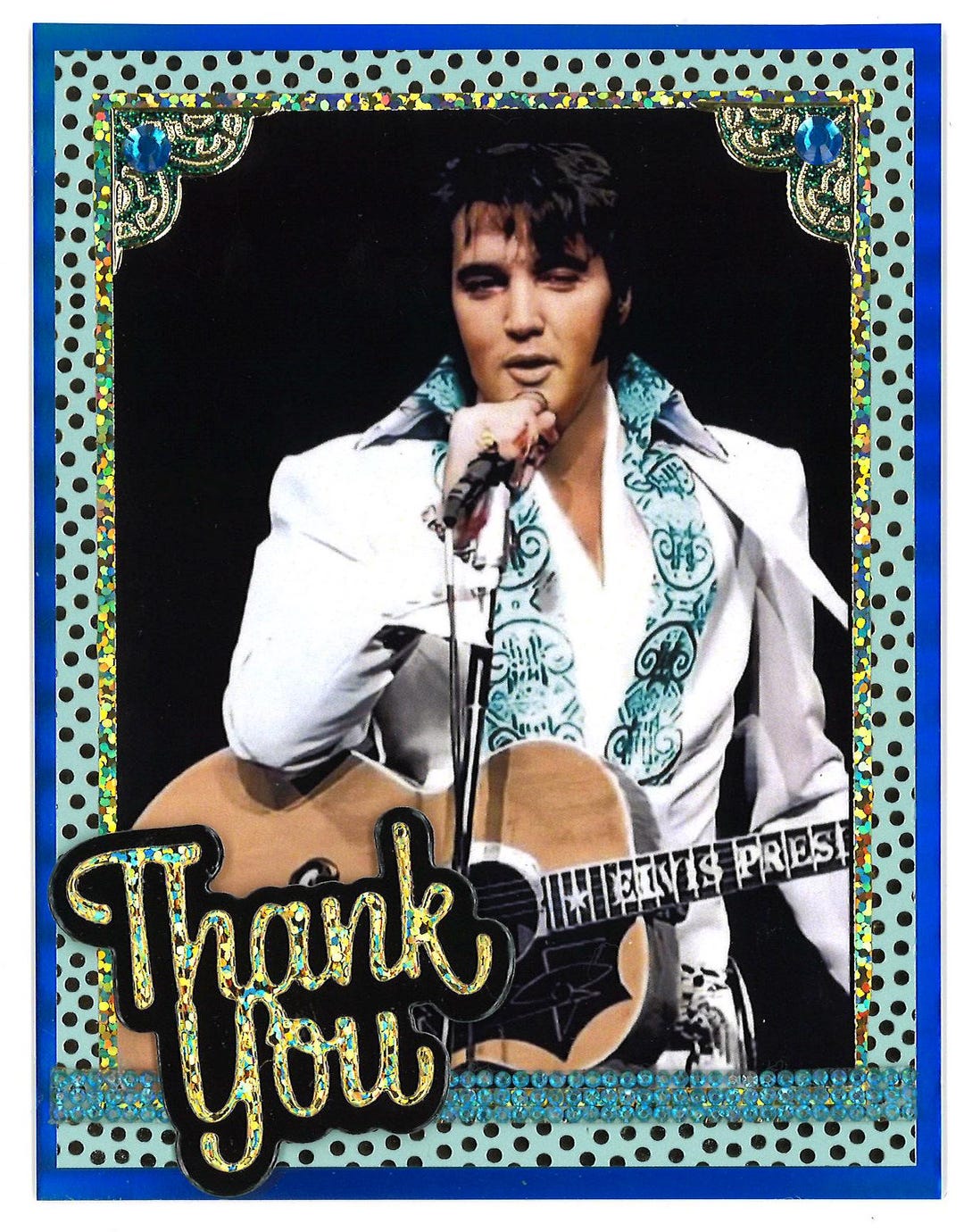 Elvis Thank You Card - Etsy