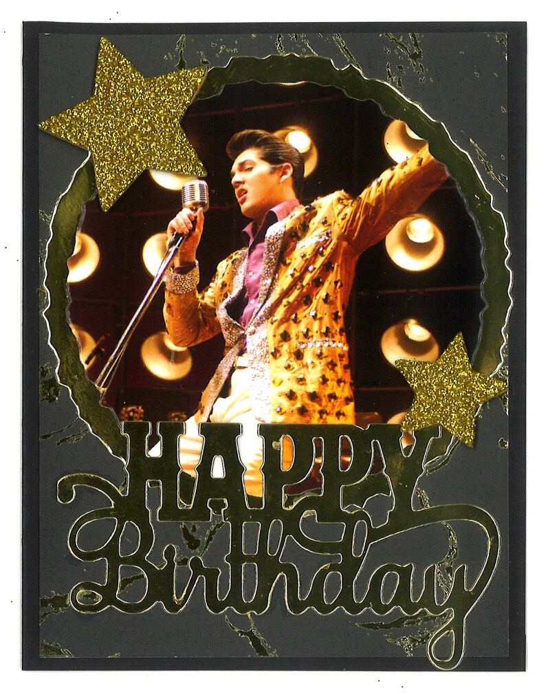 Elvis Birthday Card - Etsy