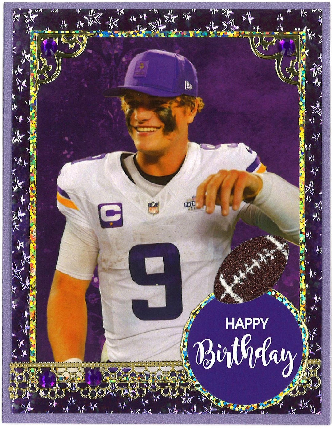 JJ Mccarthy Birthday Card - Etsy