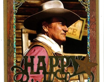 John Wayne Birthday Card - Etsy