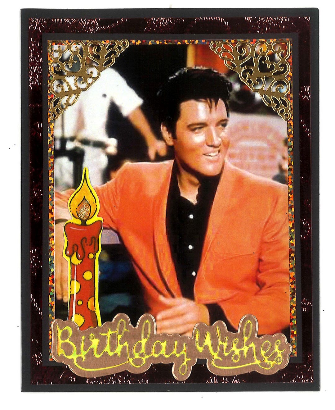 Elvis Copper Birthday Card - Etsy