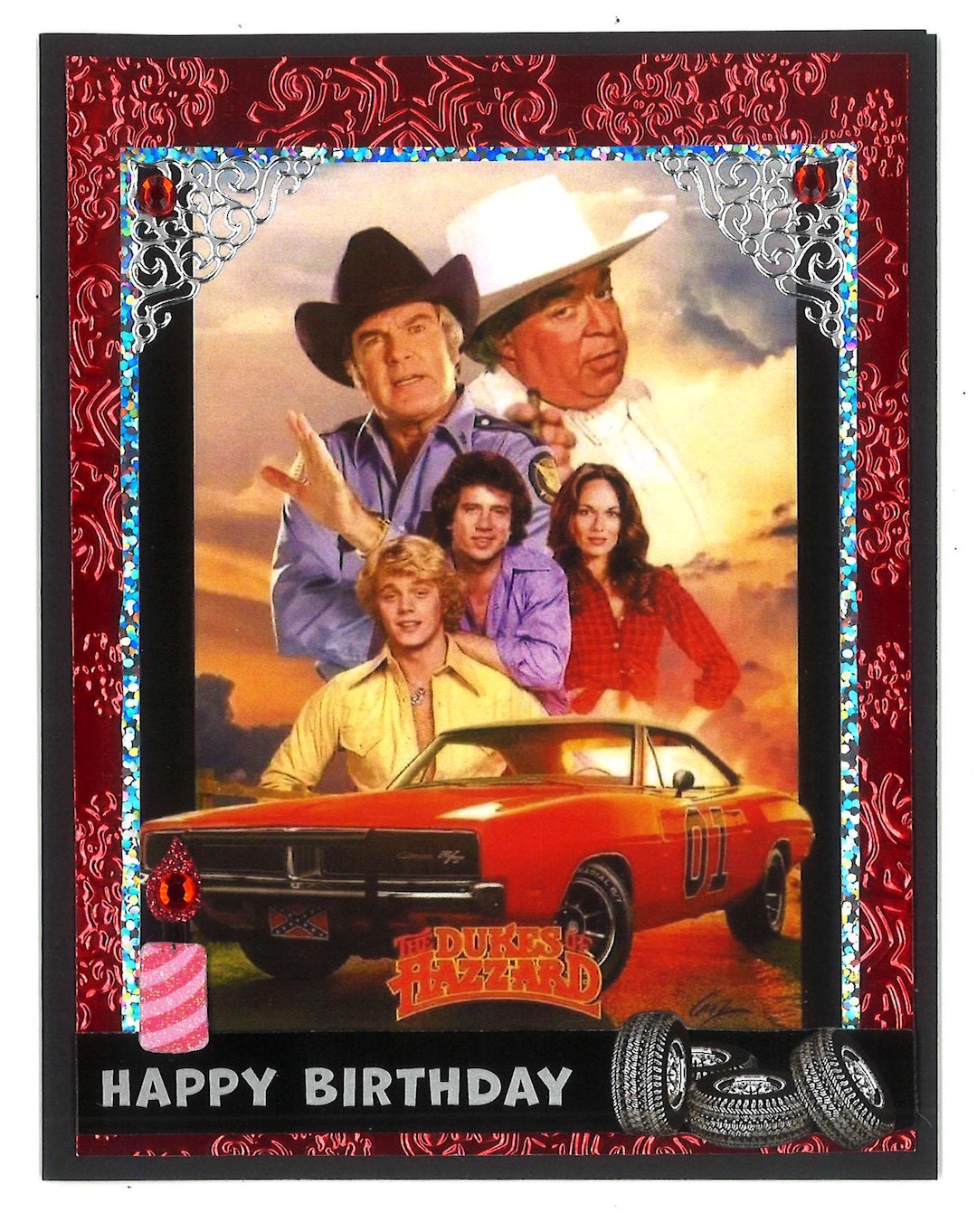 Dukes of Hazzard Birthday Card - Etsy