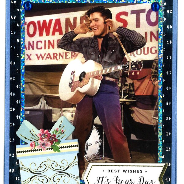 Elvis Birthday Card - Etsy