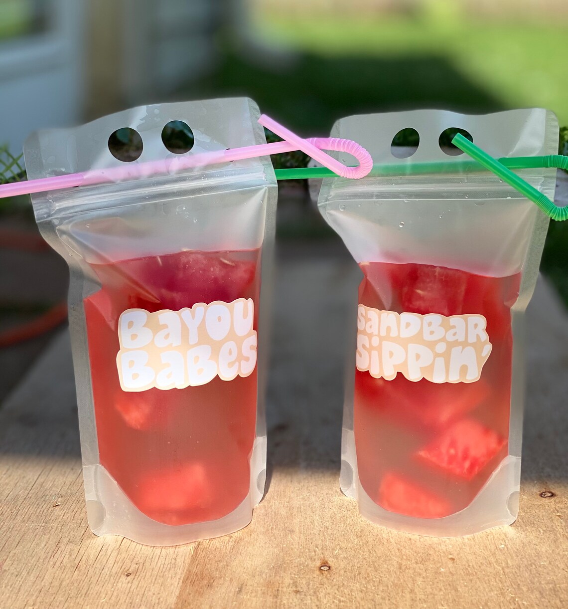 Drink pouch water bottles reusable drink pouch adult juice | Etsy