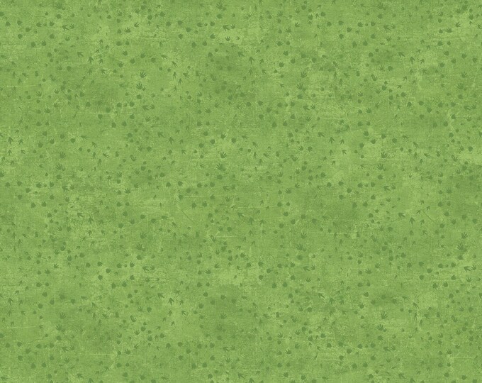 Dino Roar Dinosaur Green Footprints Quilt Fabric by Northcott Fabrics ...