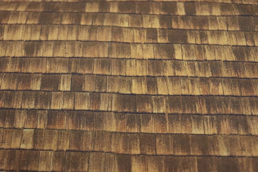 Cabin View Shingles Quilt Fabric by Northcott Fabrics - Etsy