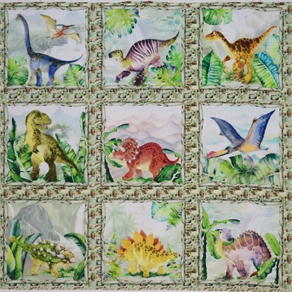 Dinosaur Fabric - Etsy