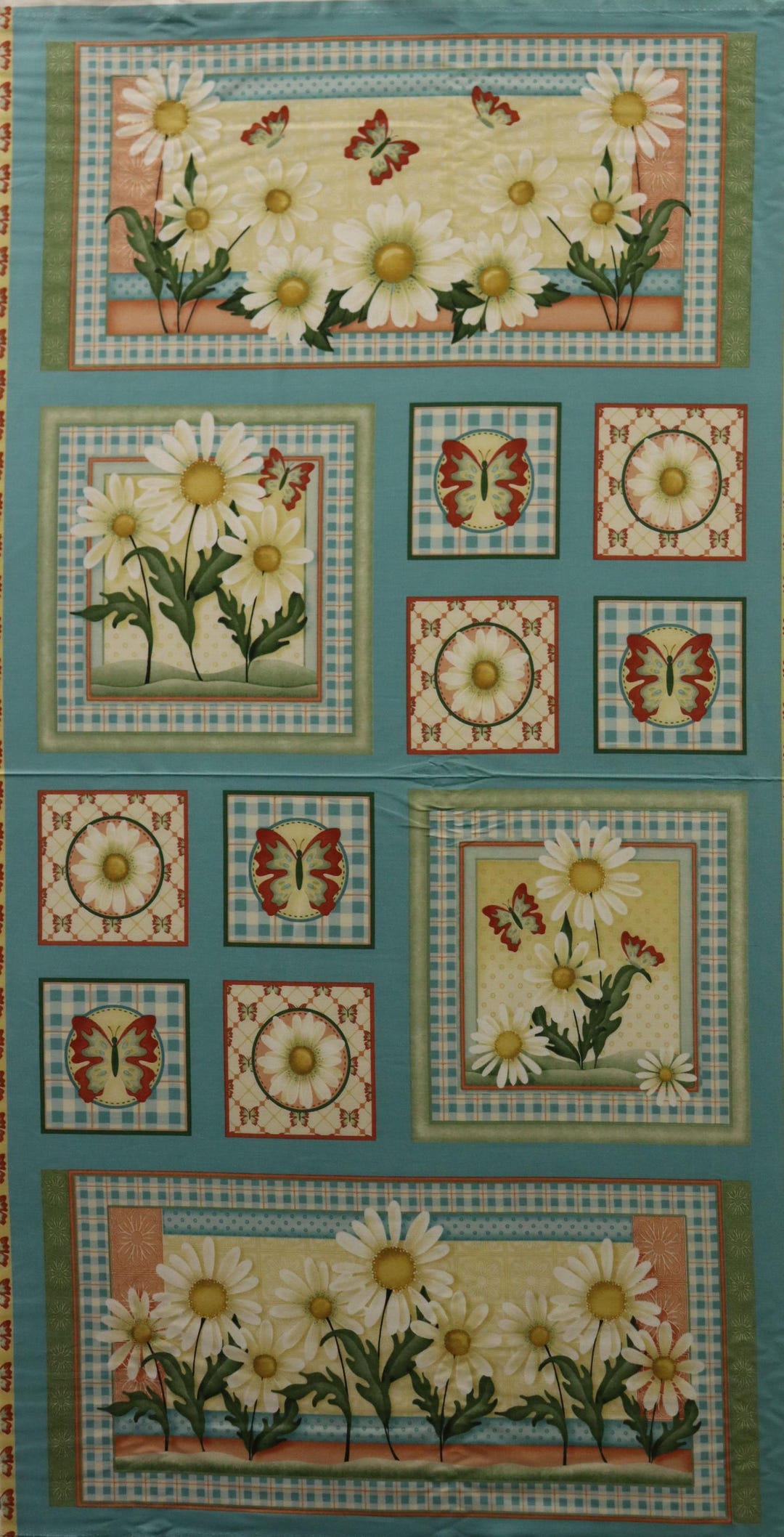 Daisy Garden Quilt Fabric Panel by QT Fabrics - Etsy