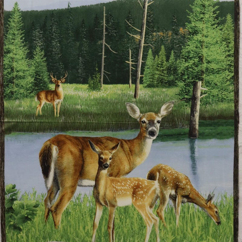 Deer Fabric - Etsy