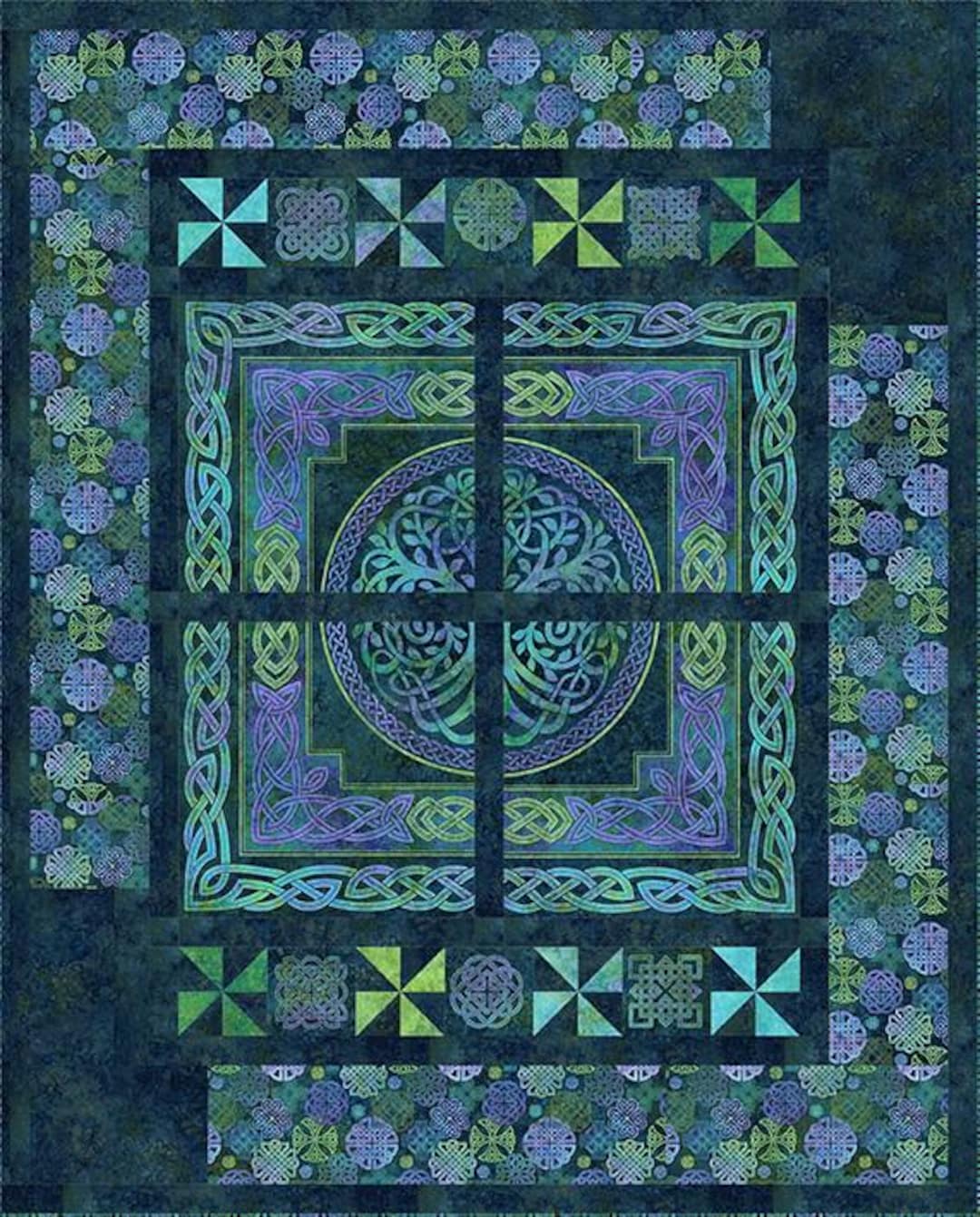 Stonehenge Celtic Roots Quilt by Northcott Fabrics - Etsy