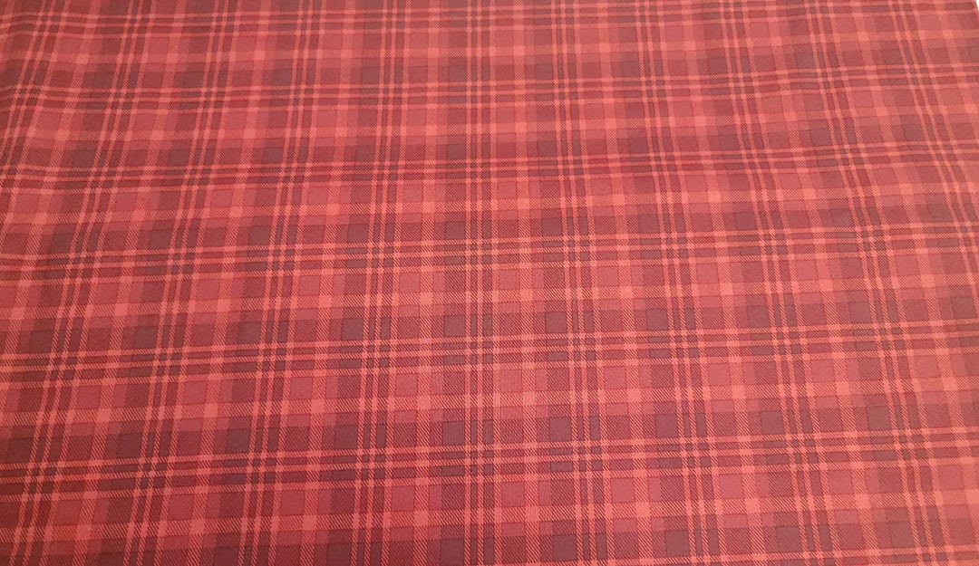 Lakeside Red Plaid Quilt Fabric Yardage by Windham Fabrics - Etsy