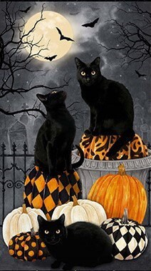 Hallow's Eve Panel by Cerrito Creek Studio Northcott Fabrics - Etsy