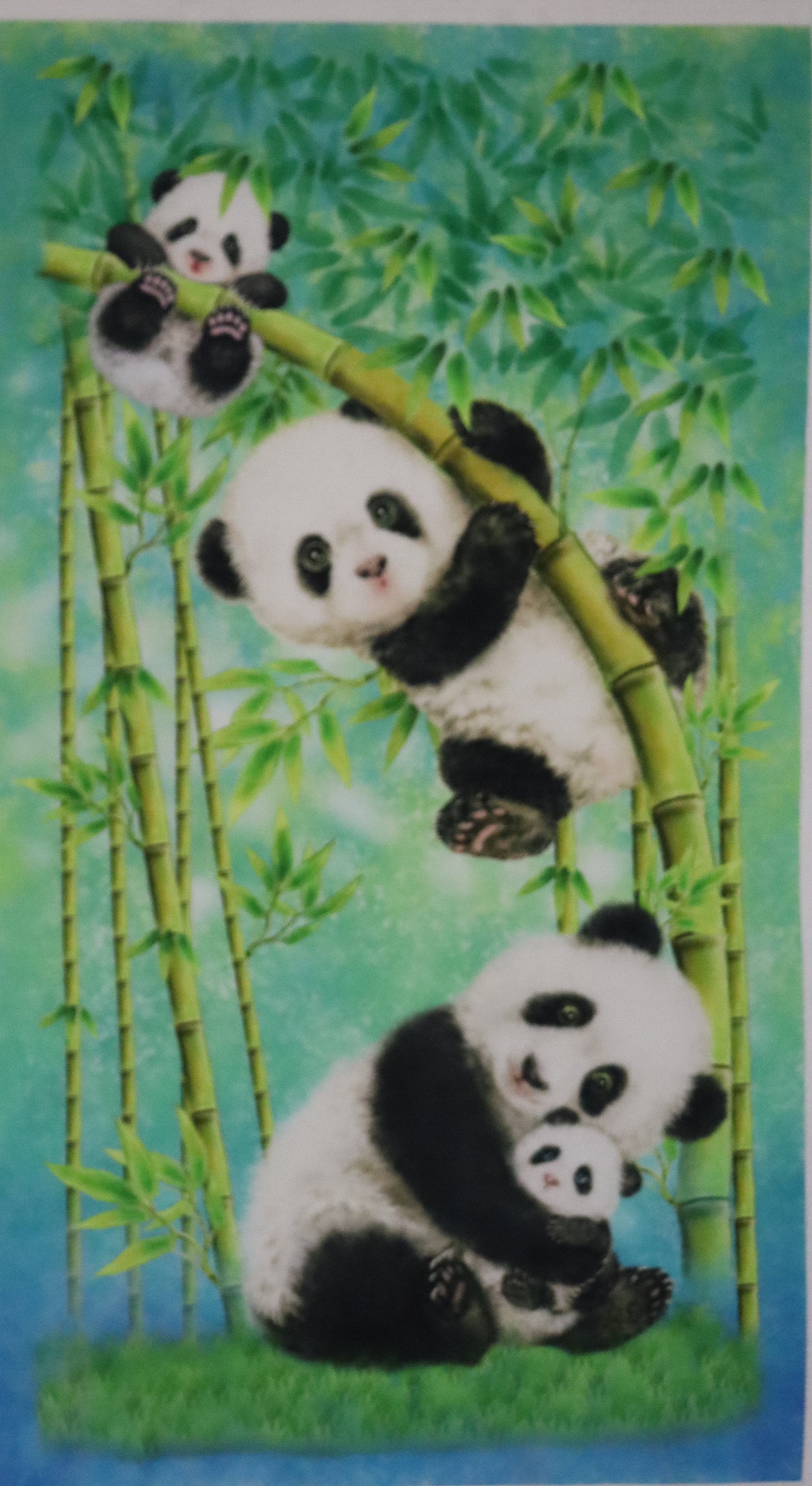 Panda Sanctuary Fabric Panel - Etsy
