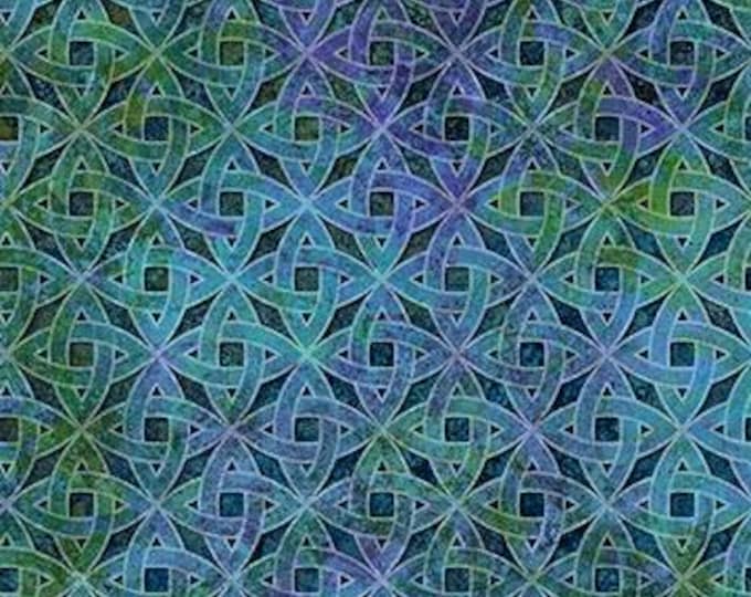 Stonehenge Celtic Roots Knots Navy Multi Quilt Fabric by Northcott ...