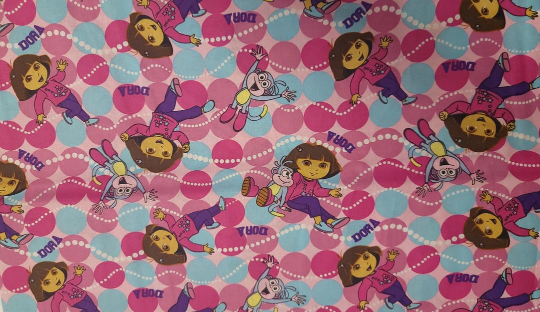 Dora the Explorer Best Friends Toss Quilt Fabric by Springs Creative - Etsy