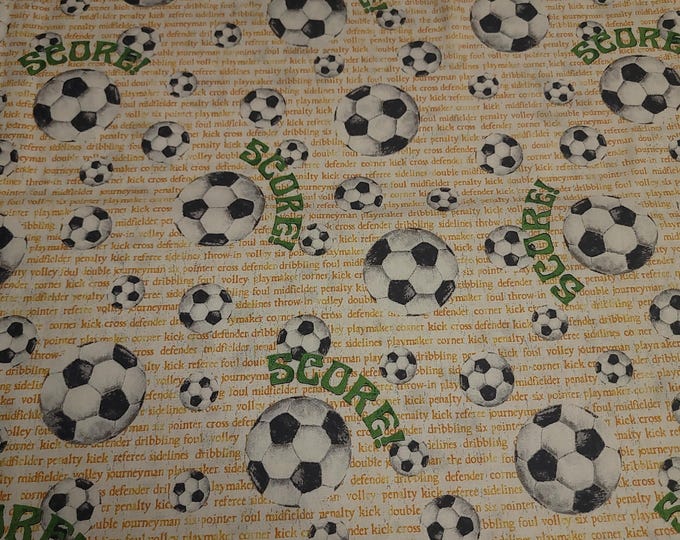 Game on Soccer Quilt Fabric by QT Fabrics - Etsy
