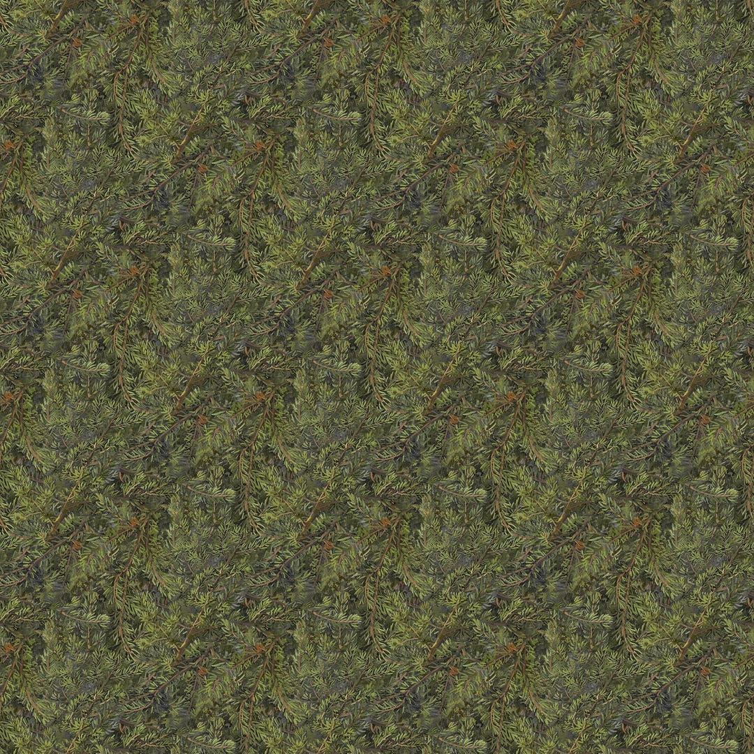 Naturescapes Wilderness Green Tree Branches by Northcott Fabrics - Etsy