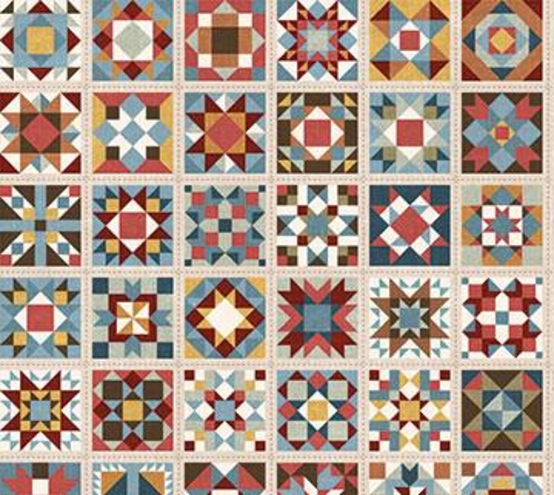 Barn Quilts Quilt Patterns Quilt Fabric by Northcott Fabrics - Etsy