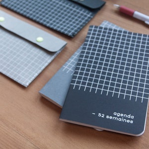 Agenda SMALL SQUARES - Planner - 52 Weeks - Etsy