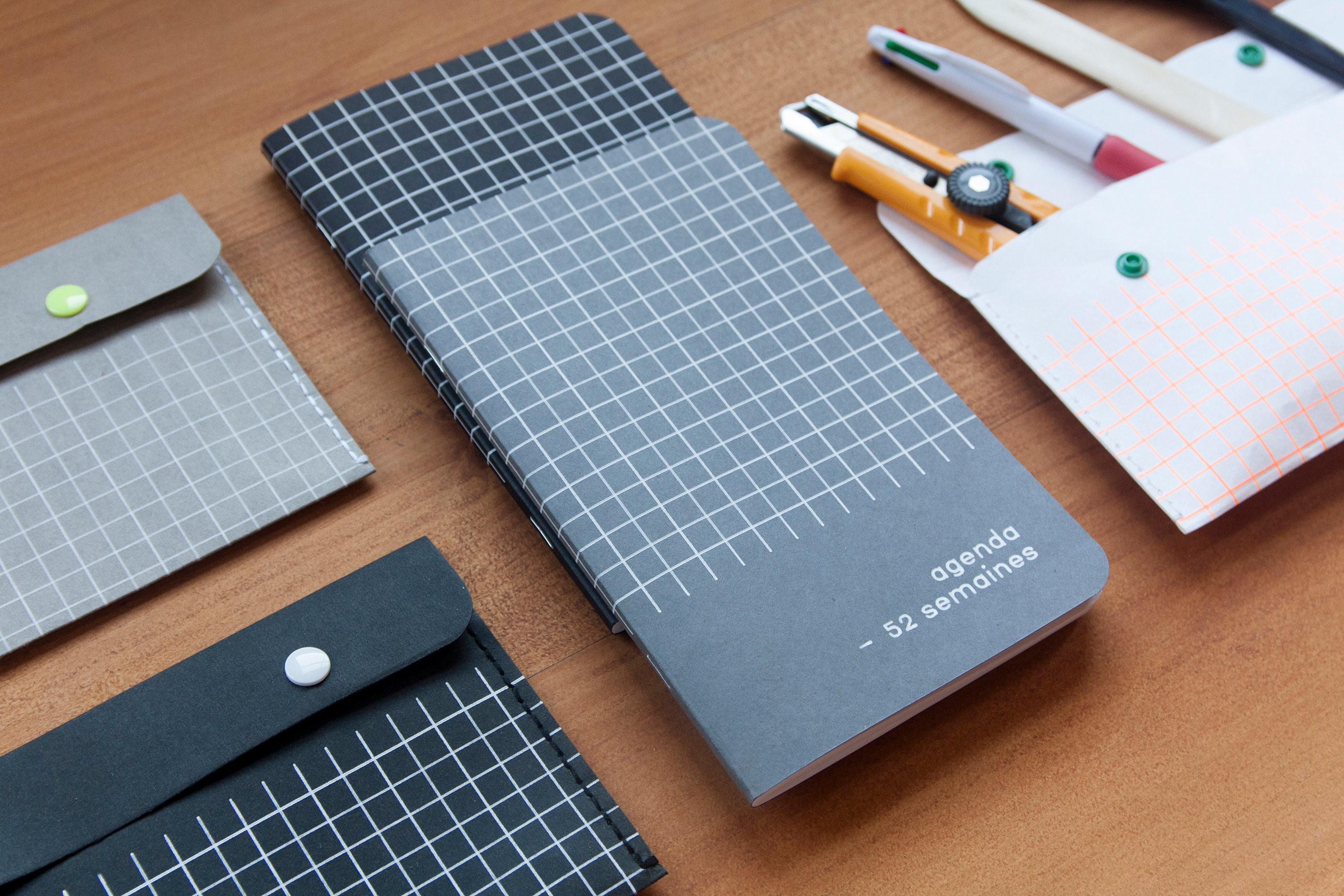 Agenda SMALL SQUARES Planner 52 Weeks | Etsy